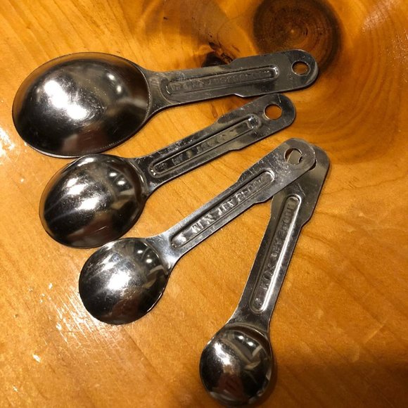 Source Unknown | Kitchen | Vintage Stainless Steel Metal Nesting ...